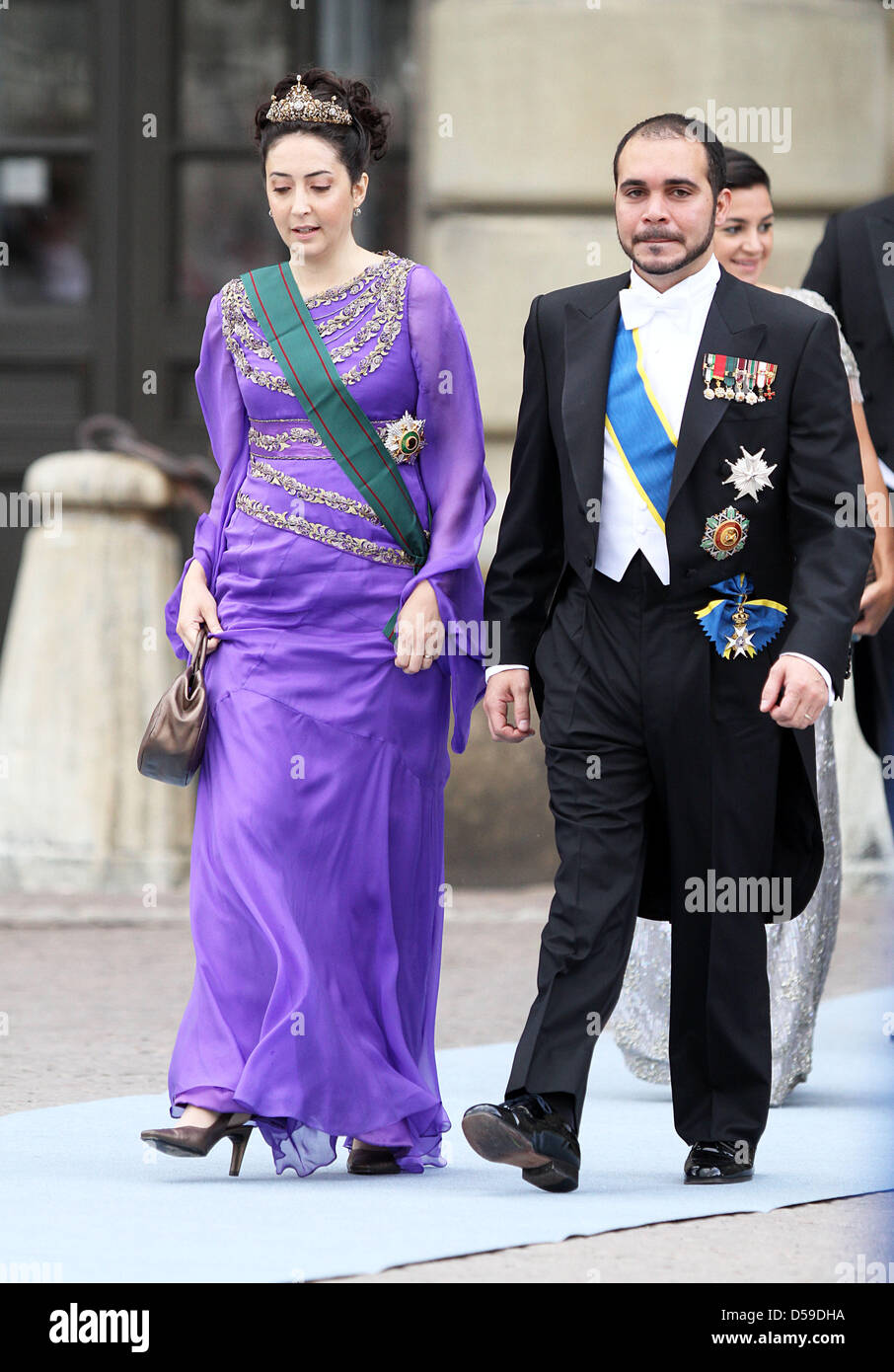 Prinz Ali bin Al Hussein von Jordanien und Prinzessin Rym Ali kommen ...