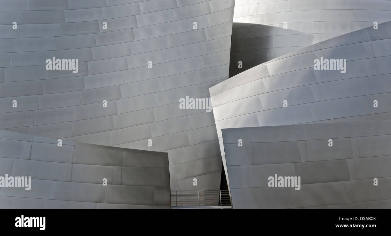 Detail des Architekten Frank Gehry entworfen, Walt Disney Concert Hall ...