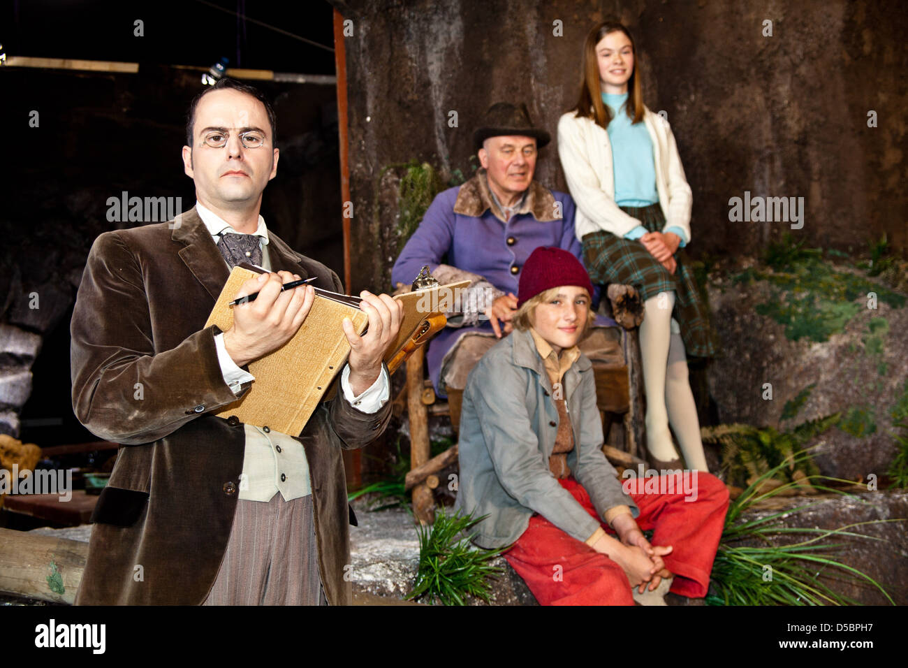 Kurt Kroemer, Justus Kammerer, Hanns Zischler und Pauline Renevier am ...