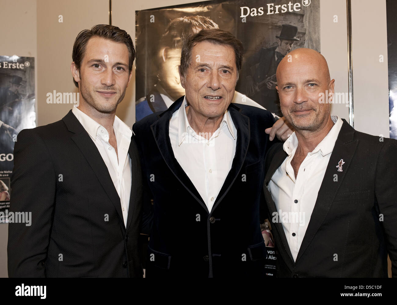 David Rott, Udo Jürgens und Christian Berkel bei einem Fototermin für ...