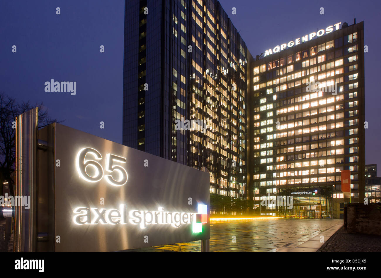 Verlag Axel Springer Stockfotos und -bilder Kaufen - Alamy