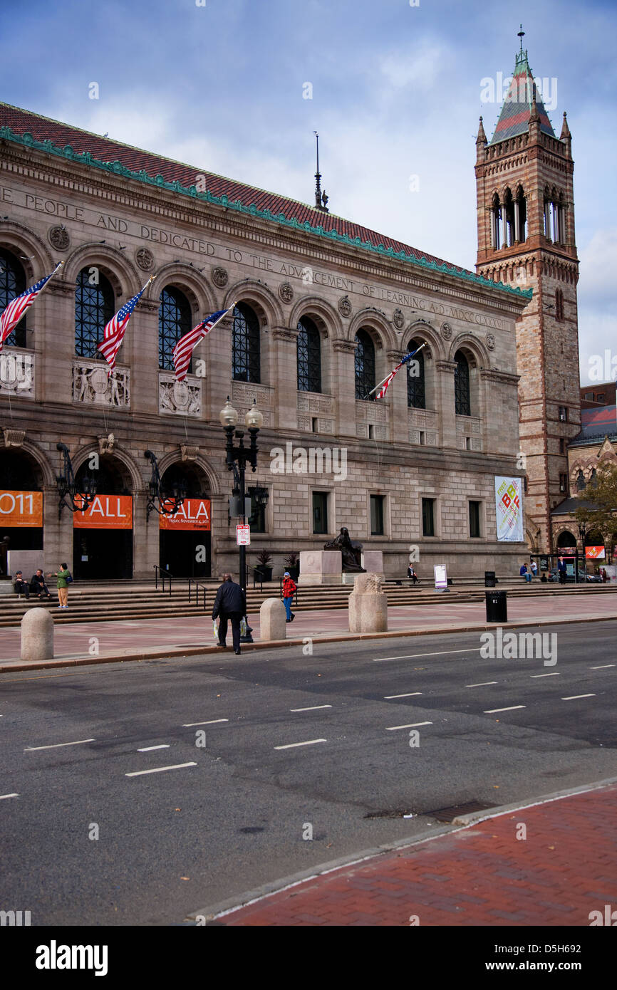 Boston public library facade -Fotos und -Bildmaterial in hoher ...