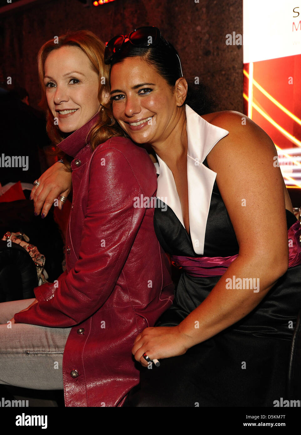 Katja Flint und Sandra Speichert bei "Movie meets Media" im P1 Club ...
