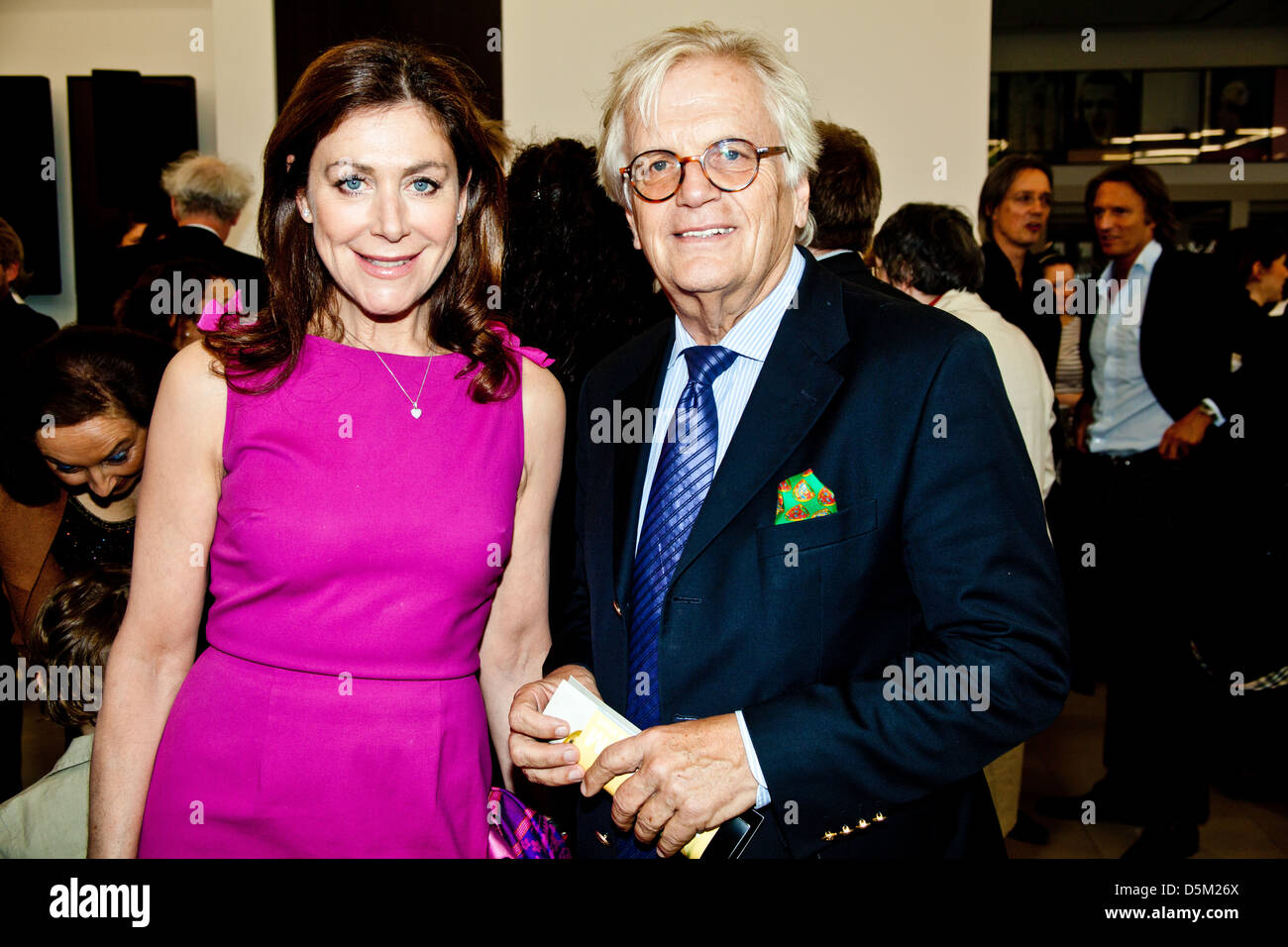 Alexandra von Rehlingen und Justus Frantz im Montblanc-Vernissage in ... Alexandra von Rehlingen und Justus Frantz im Montblanc-Vernissage in ...
