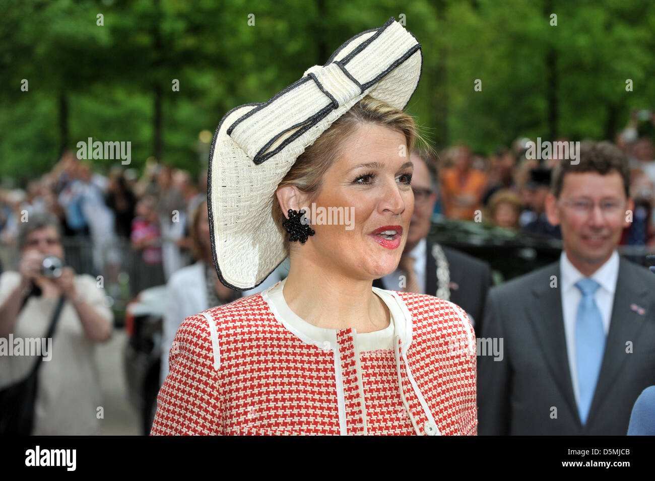 Prinzessin Maxima in der Ausstellung "Maxima, 10 Jahre in den ...