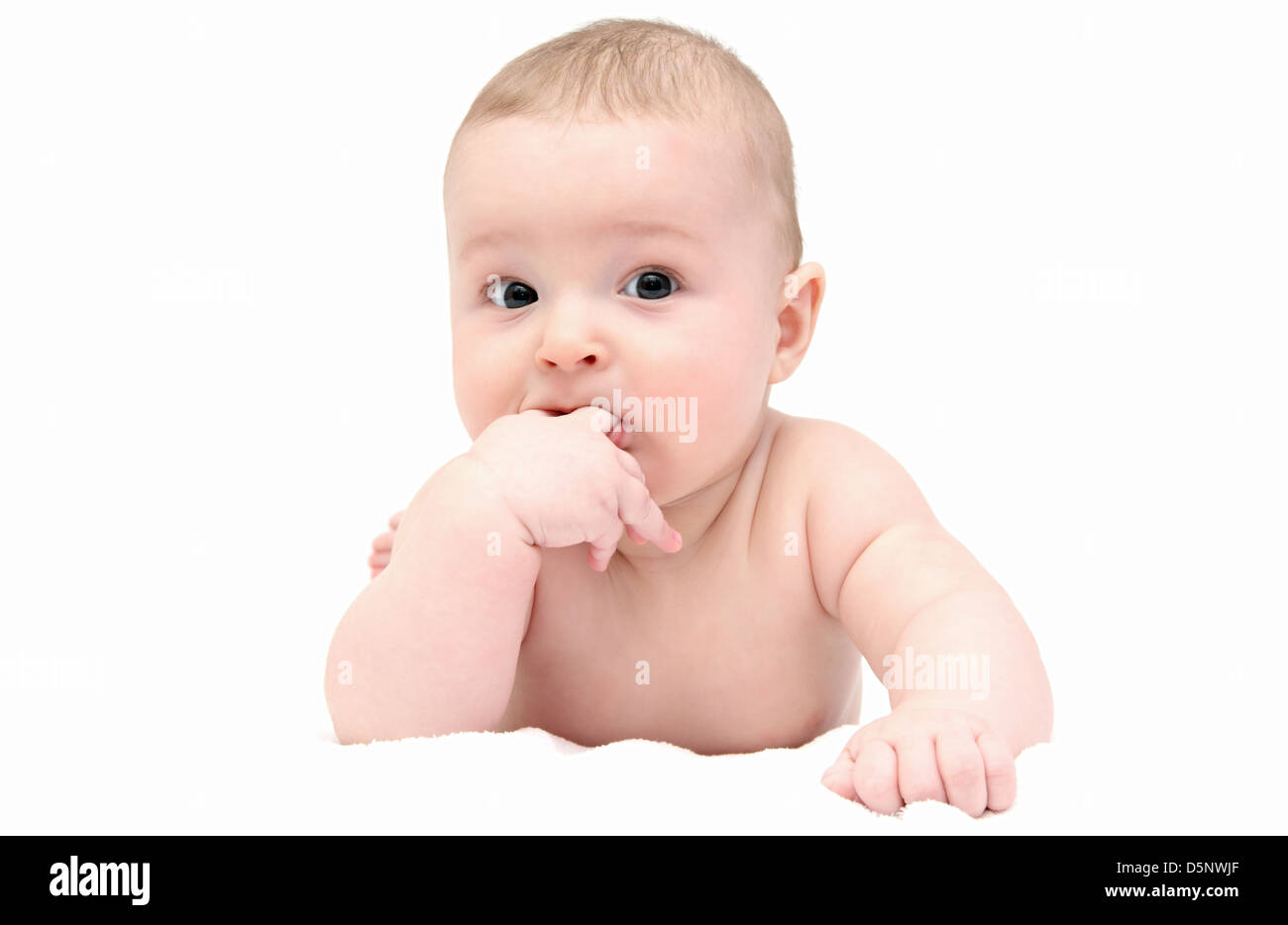 Kind Liegt Stockfotos und -bilder Kaufen - Alamy