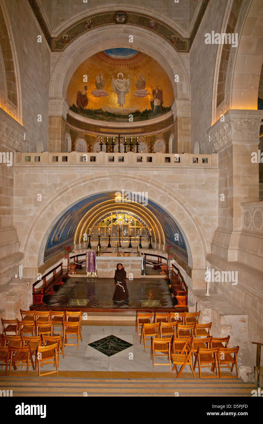 Innenraum der Franziskaner Kirche der Verklärung, Berg Tabor ...