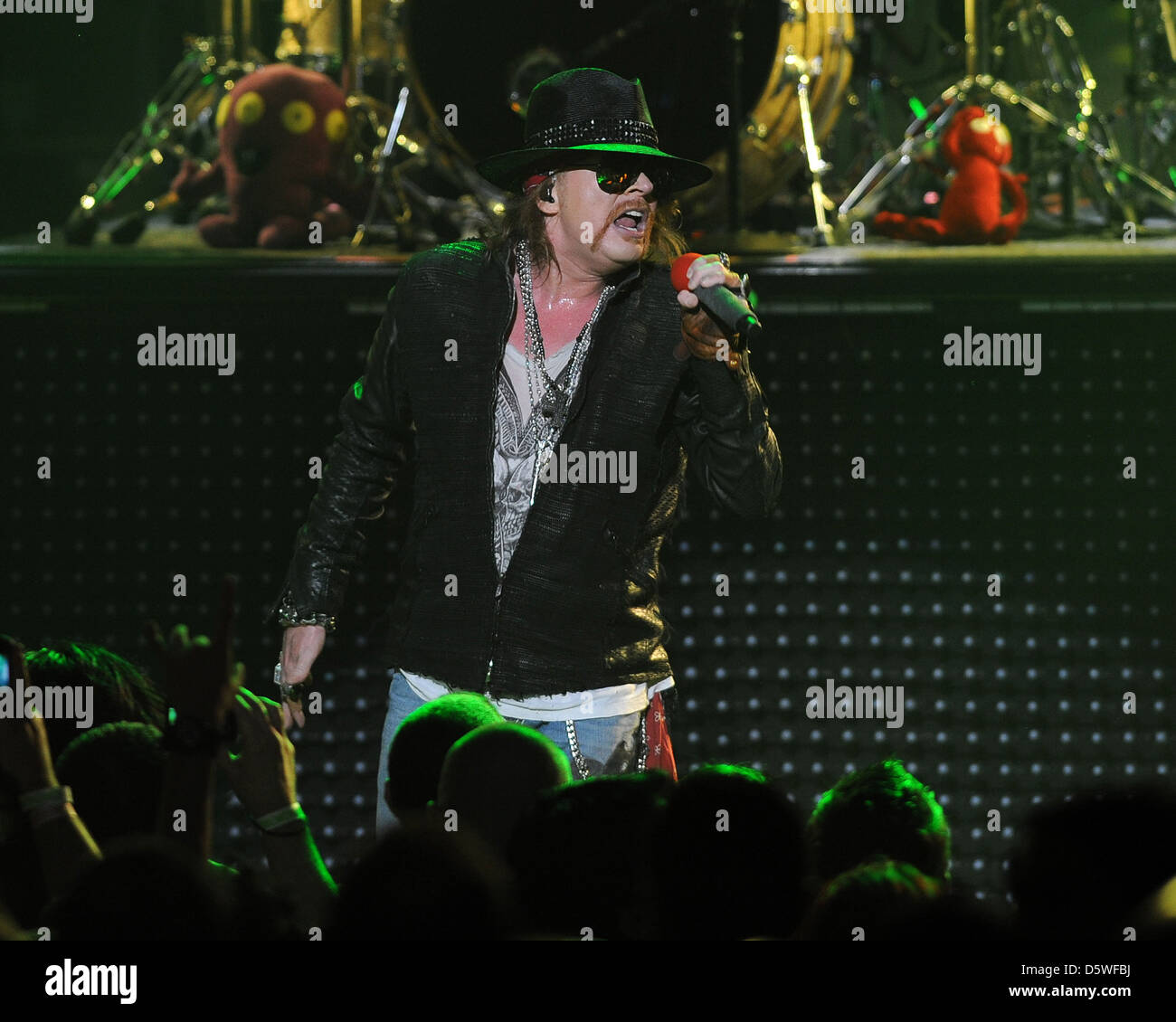 Axl Rose Guns N' Roses durchführen im Fillmore Miami Beach Miami Beach ...