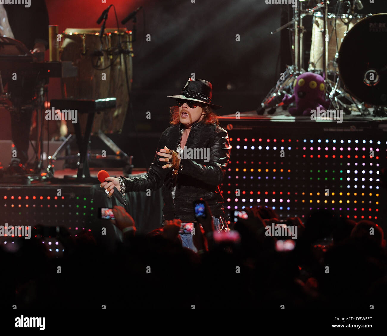 Axl Rose Guns N' Roses durchführen im Fillmore Miami Beach Miami Beach ...