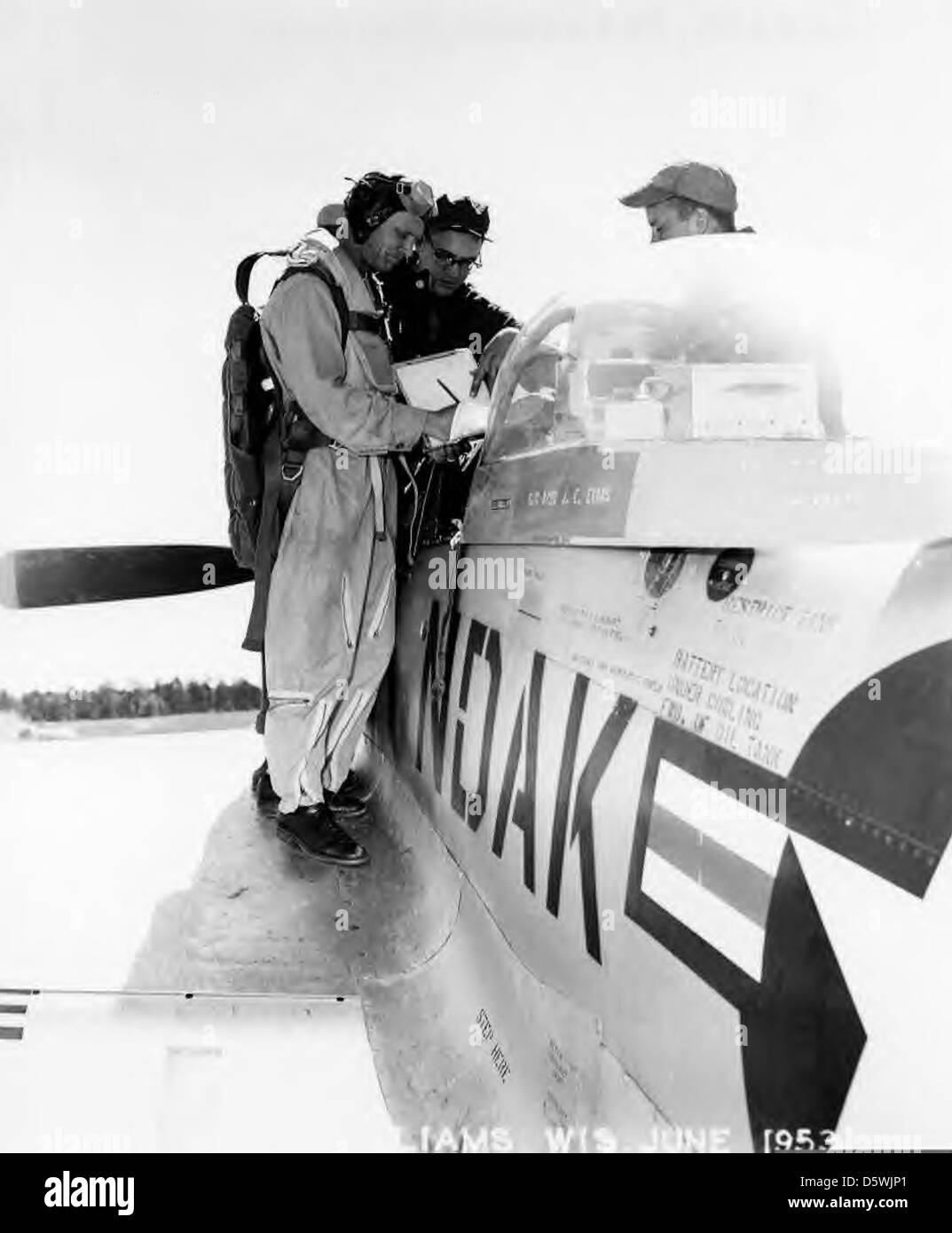 Duane 'Pappy' Larson, Pilot des 119th Fighter Wing, 178th Fighter ...