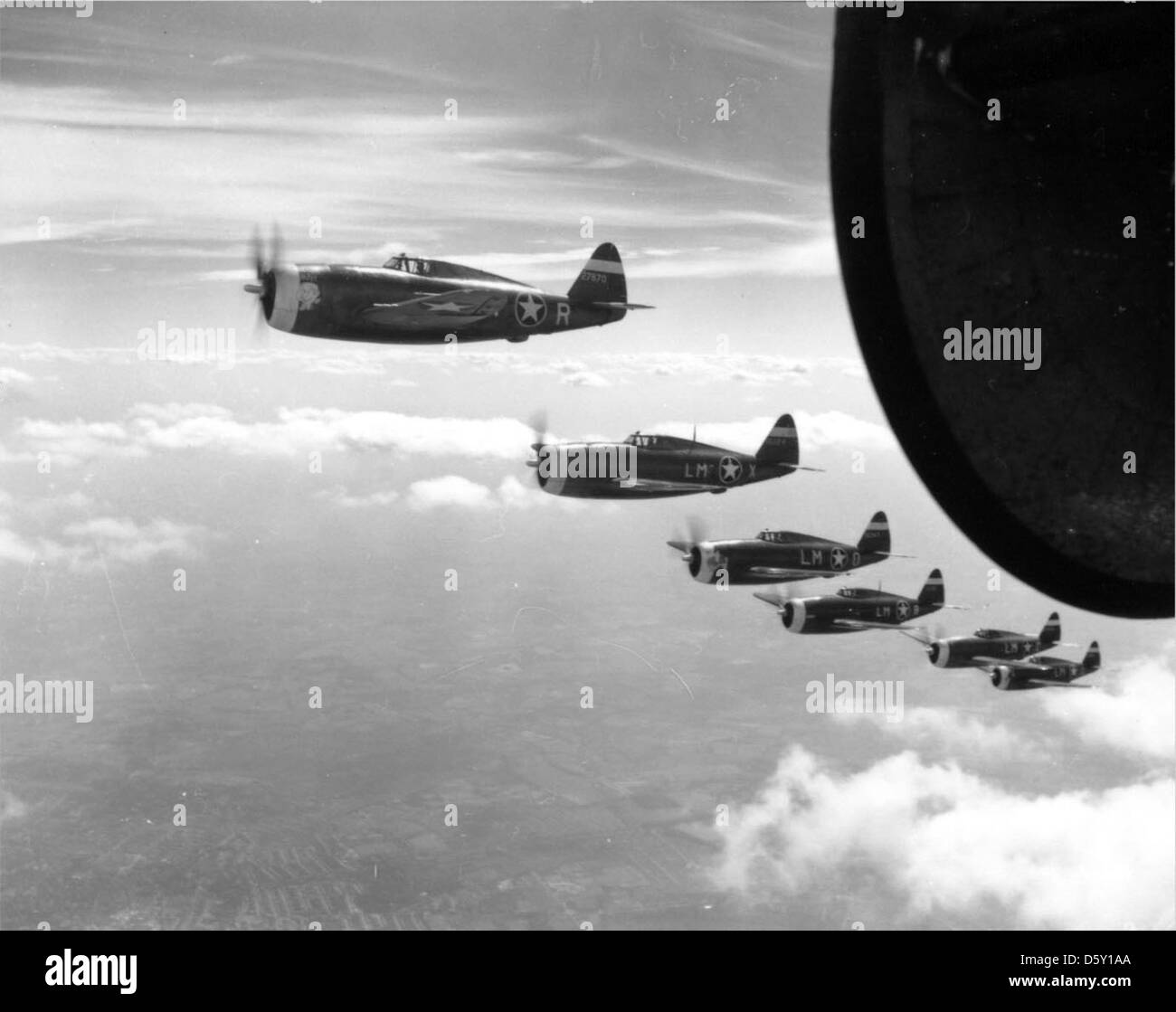 Republik P-47C-2-RE "Thunderbolt" (sn 41-6224) LM-X von Lt. Conaway ...