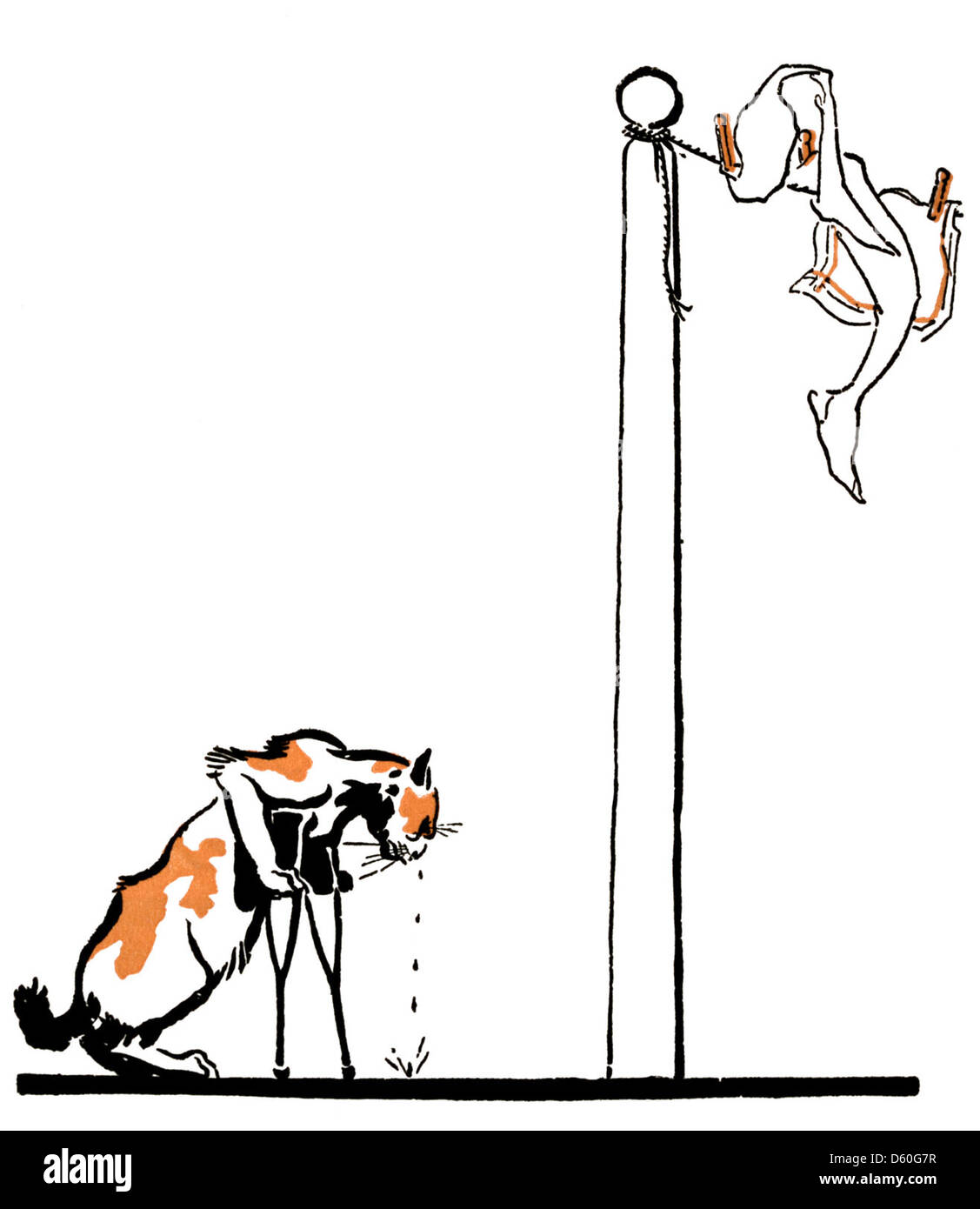 Dieses Bild zeigt das Gedicht „die Katze-Elegie“, das 1913 ...