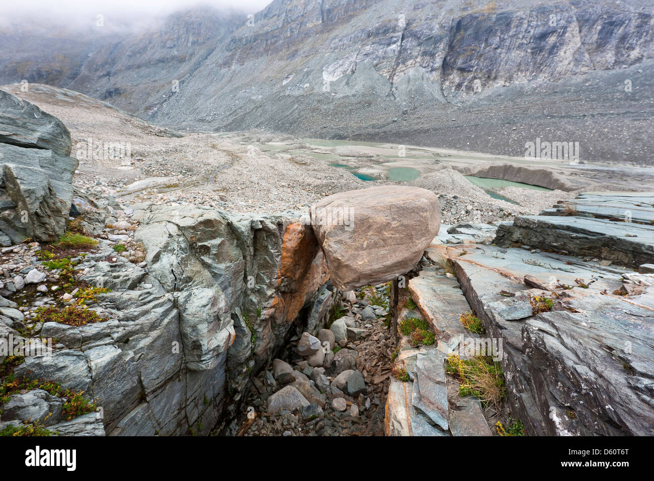 Gletscher-Vorland des Mount Grossglockner Gletscher Pasterze ...