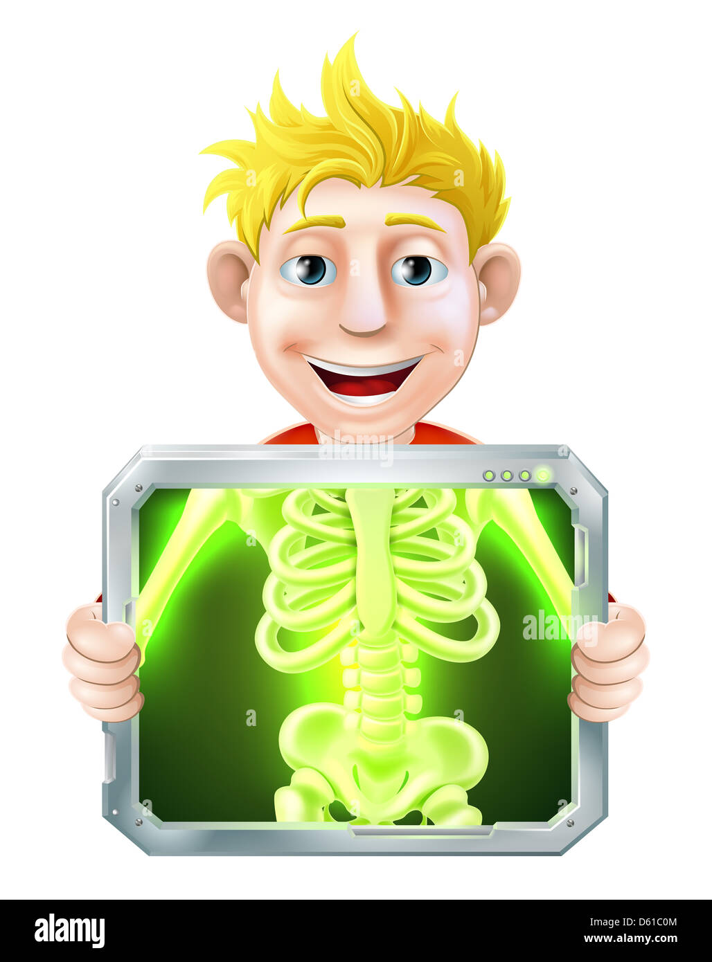 Cartoon illustration man showing showing -Fotos und -Bildmaterial in ...