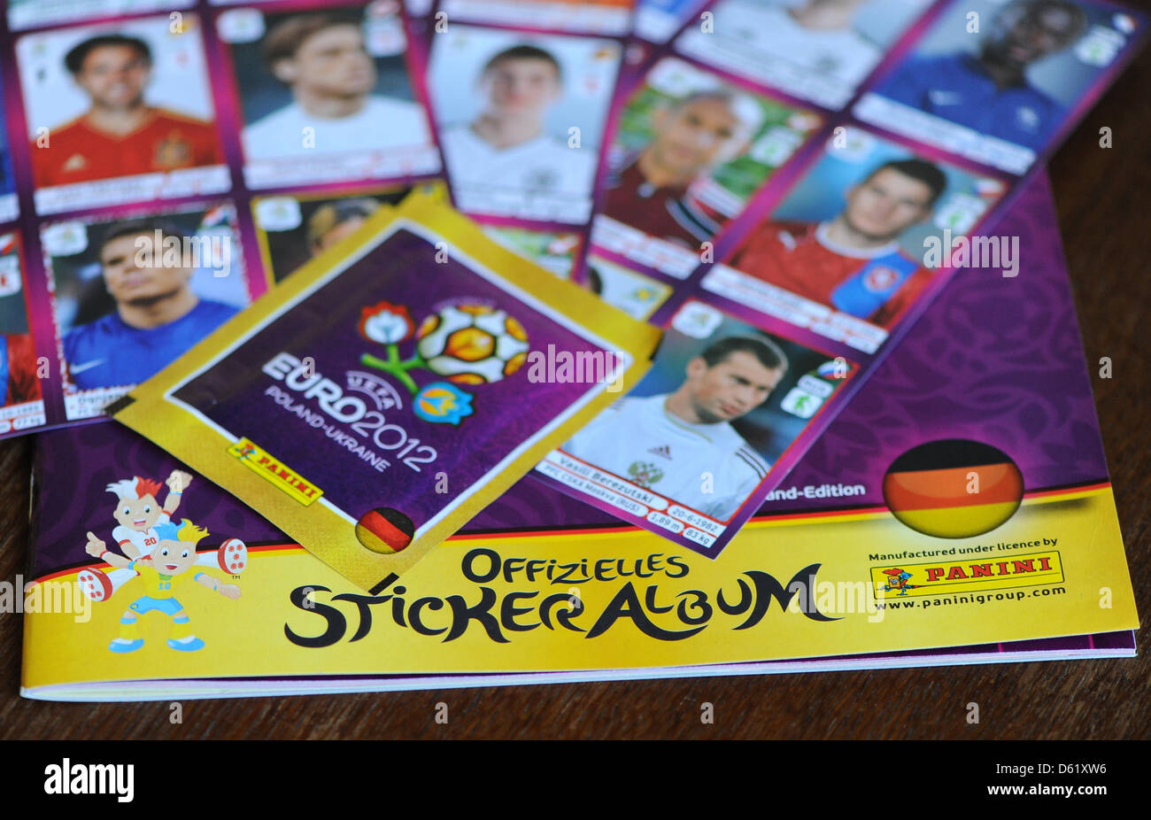 Panini Football Stickers Stockfotos und -bilder Kaufen - Alamy