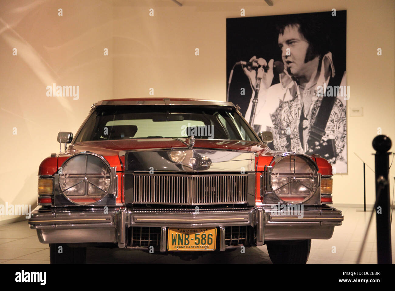 Elvis Presley, Auto, Foto, alte, museum Stockfotografie - Alamy