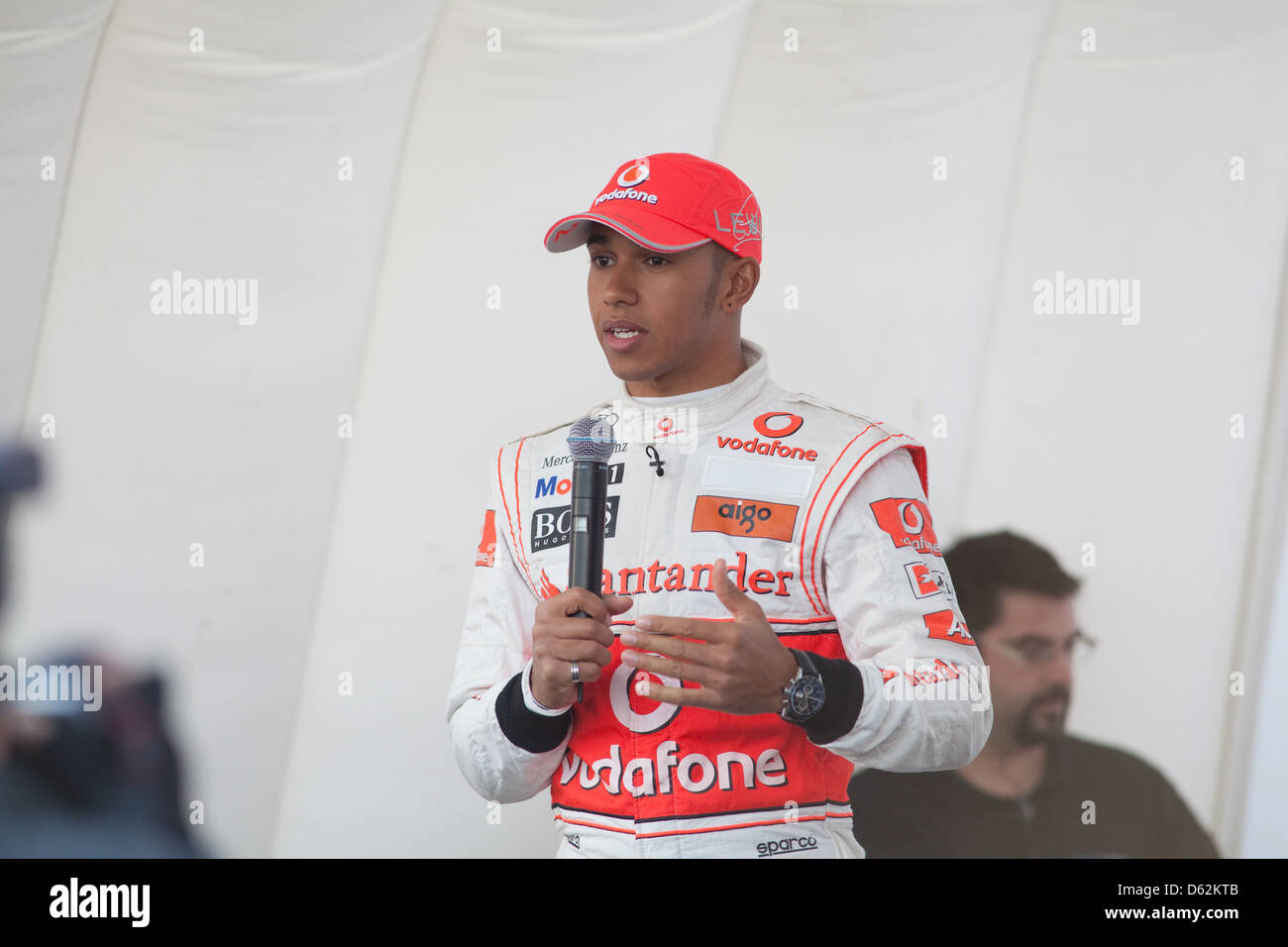 Lewis hamilton auf dem vodafone track day daytona -Fotos und ...