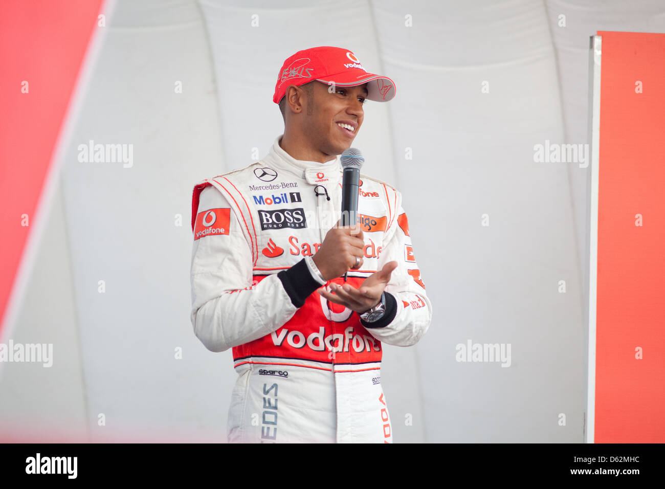 Lewis hamilton auf dem vodafone track day daytona -Fotos und ...