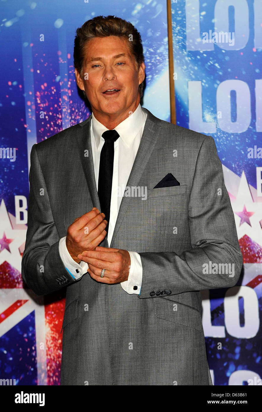 David Hasselhoff Britain Got Talent - Pressekonferenz anlässlich der ...