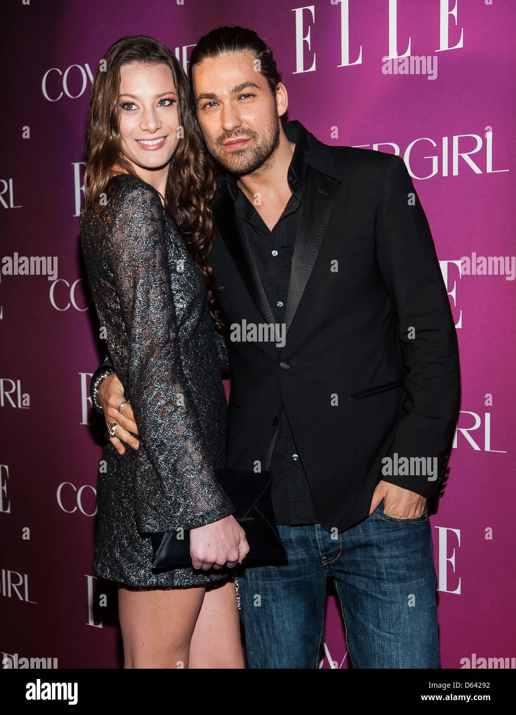 New York, USA. 10. April 2013. David Garrett kommt bei Elle Magazine 4 ...