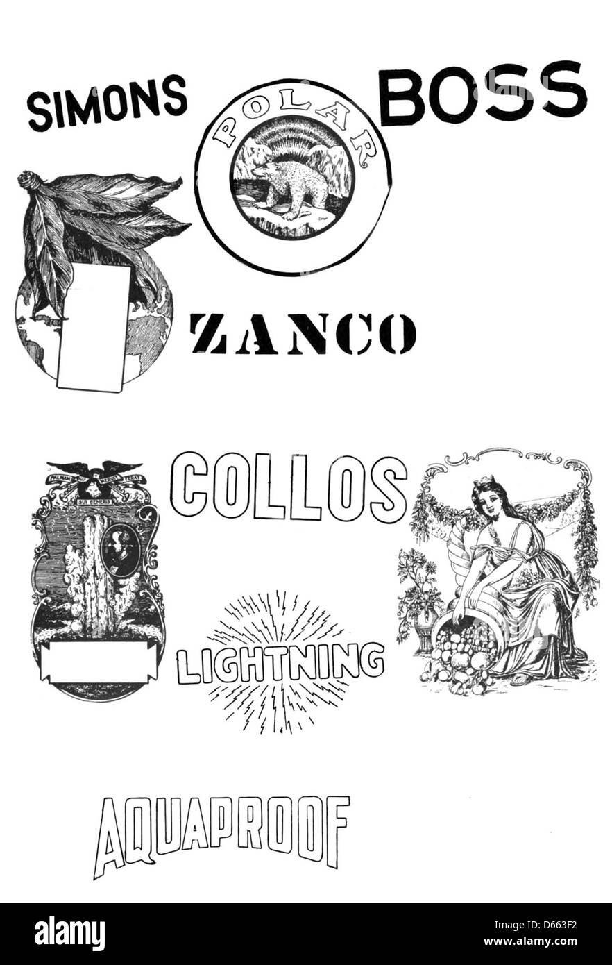 Dieses Bild zeigt das Vintage-Logo von Zanco, einem Unternehmen, das ...