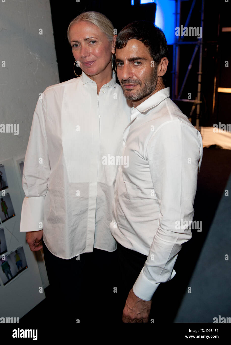 VOGUE-Chefredakteurin Christiane Arp und US-Mode-Designer Marc Jacobs ...