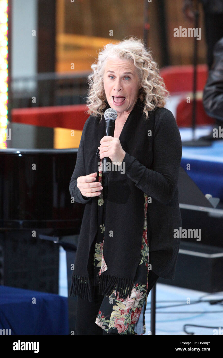Carole King führt auf "Heute" im Rahmen der Konzertreihe Toyota am ...