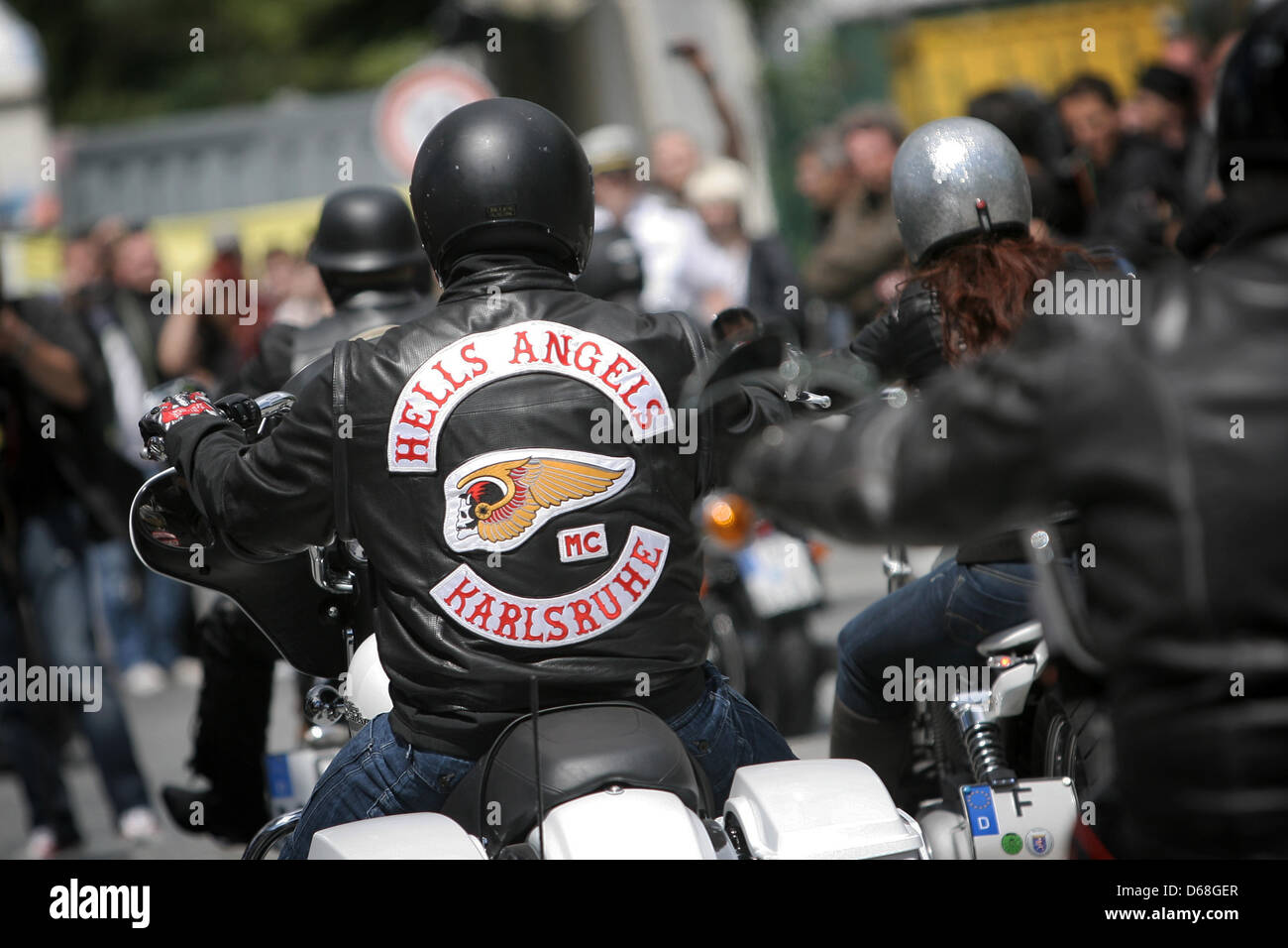Members Hells Angels Motorcycle Club Stockfotos und -bilder Kaufen - Alamy