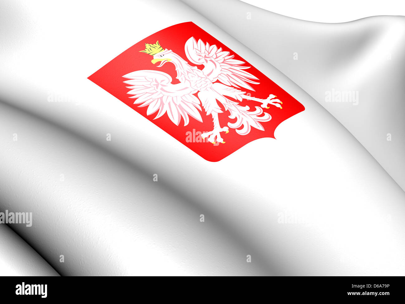Wappen von Polen. Hautnah Stockfotografie - Alamy