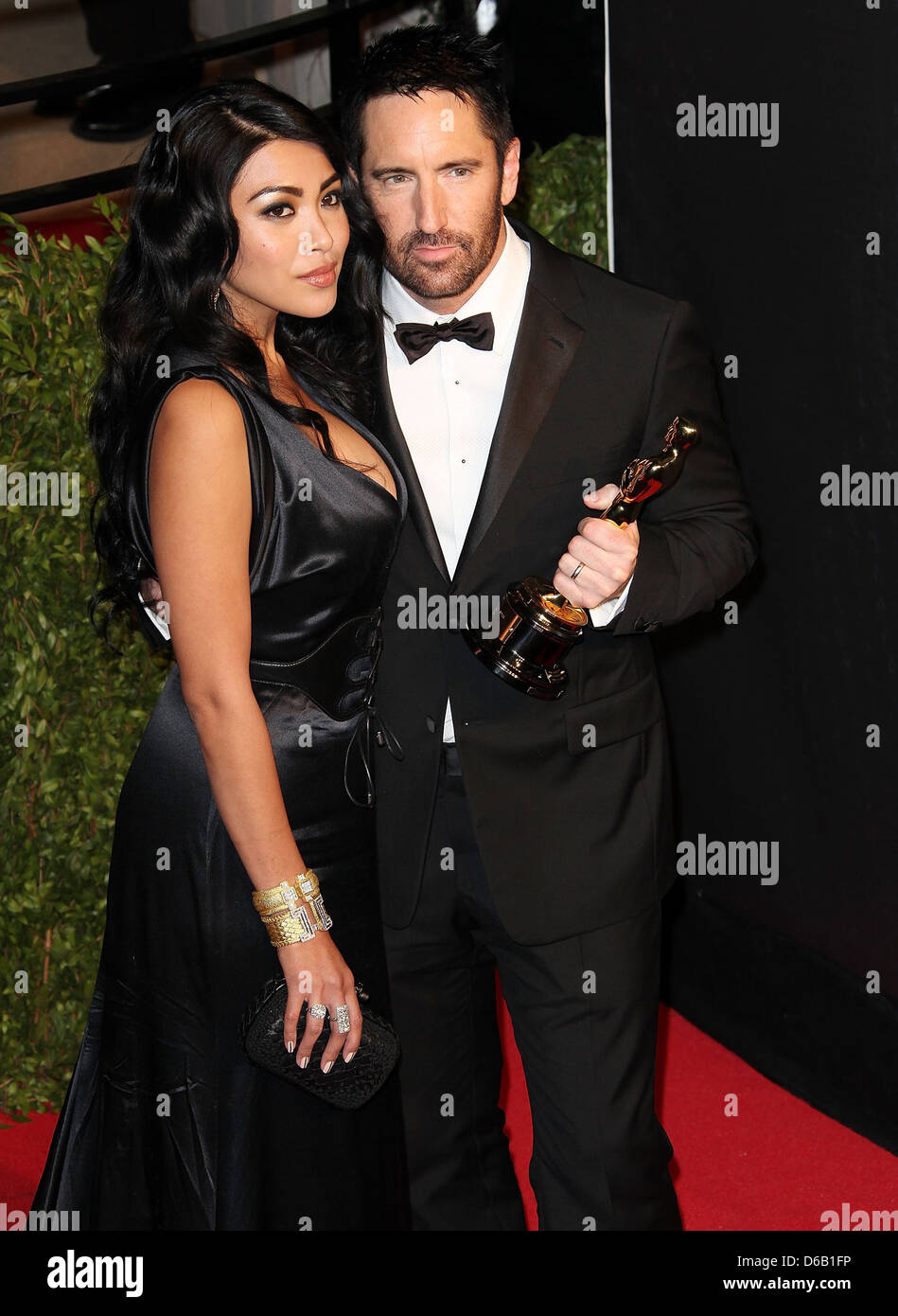 Mariqueen Maandig und Trent Reznor 2011 Vanity Fair Oscar Party im ...