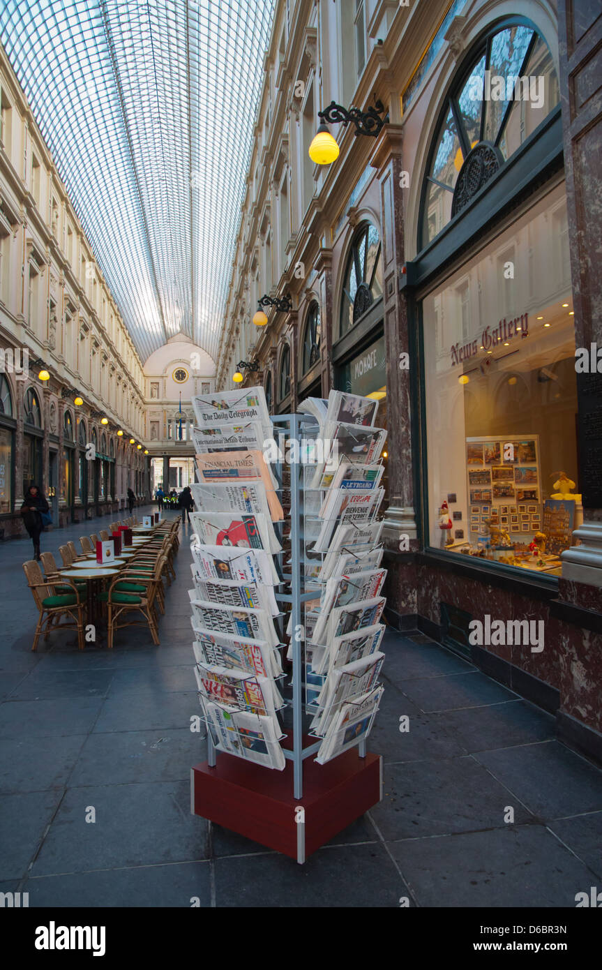 Galeries Royales Saint-Hubert oder Koninklijke Sint-Hubertusgalerijen ...
