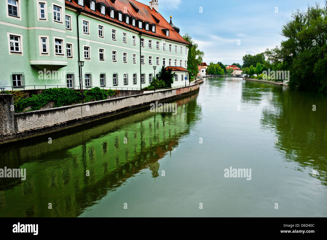 Old town of landshut at isar river -Fotos und -Bildmaterial in hoher ...
