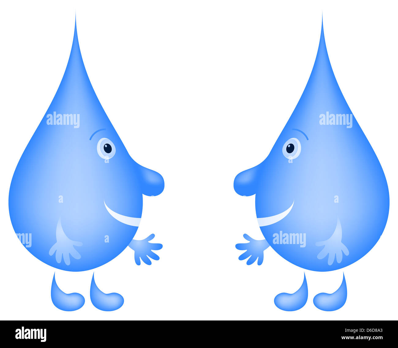 Water drops cartoon character water -Fotos und -Bildmaterial in hoher ...