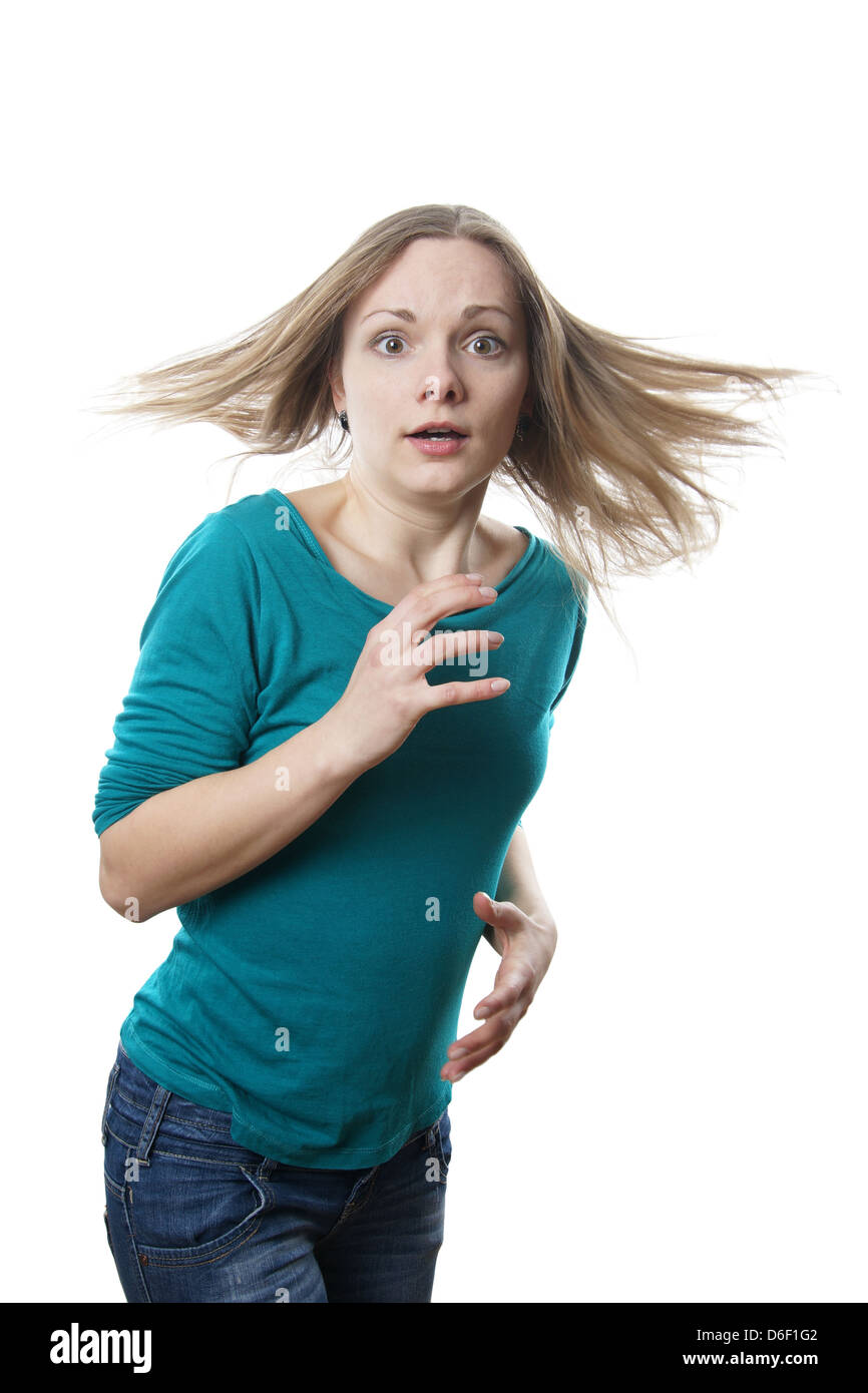 Girl Fear Scream Stockfotos & Girl Fear Scream Bilder - Alamy