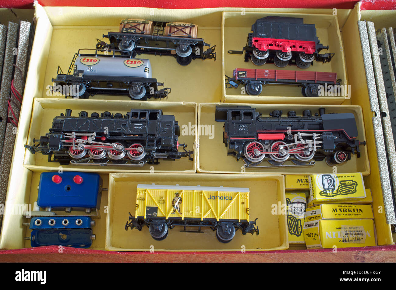 Märklin-Modell-Eisenbahn-set Stockfotografie - Alamy