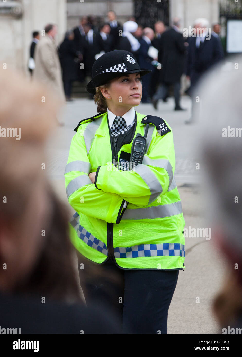 Polizistin London UK Stockfotografie - Alamy