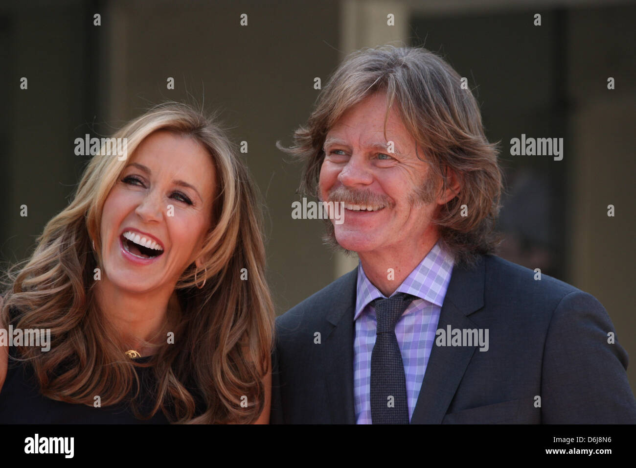 Schauspieler William H. Macy und Felicity Huffman besuchen die ...