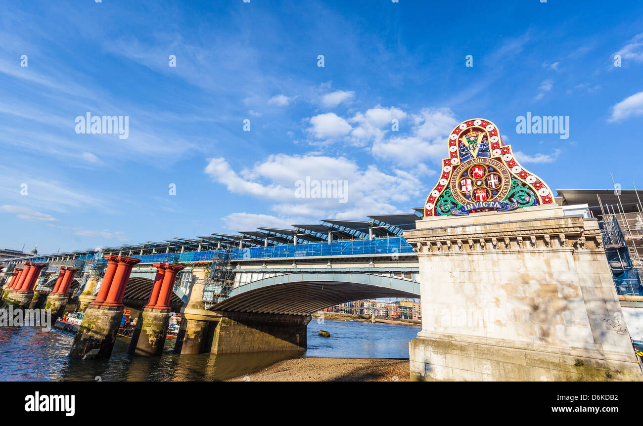 Chatham and Dover Railway anmelden Blackfriars Bridge, London, England ...