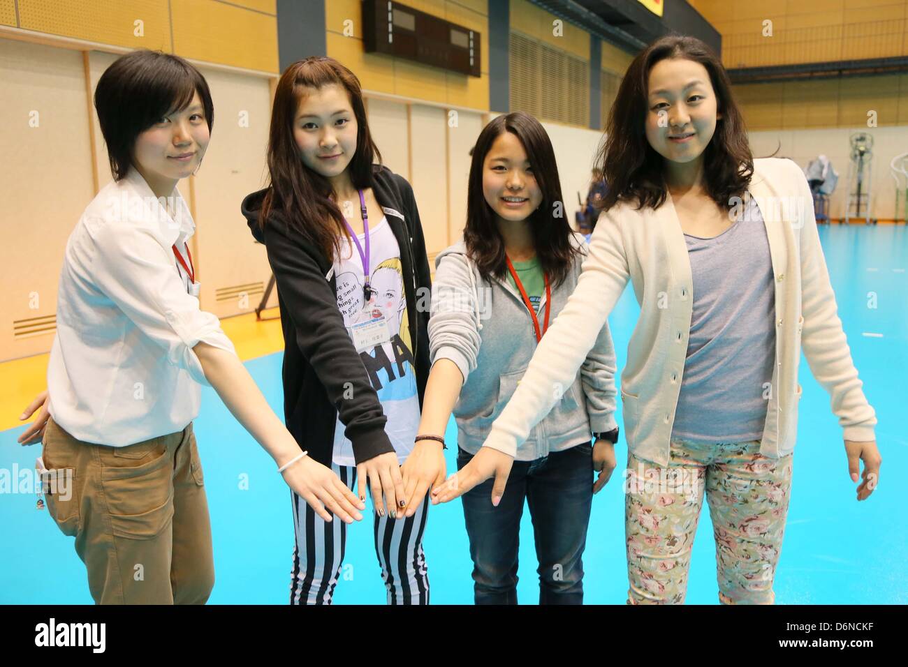 (L-R) Miho Takagi, Kanako Murakami, Sara Takanashi, Mao Asada (JPN), 20 ...