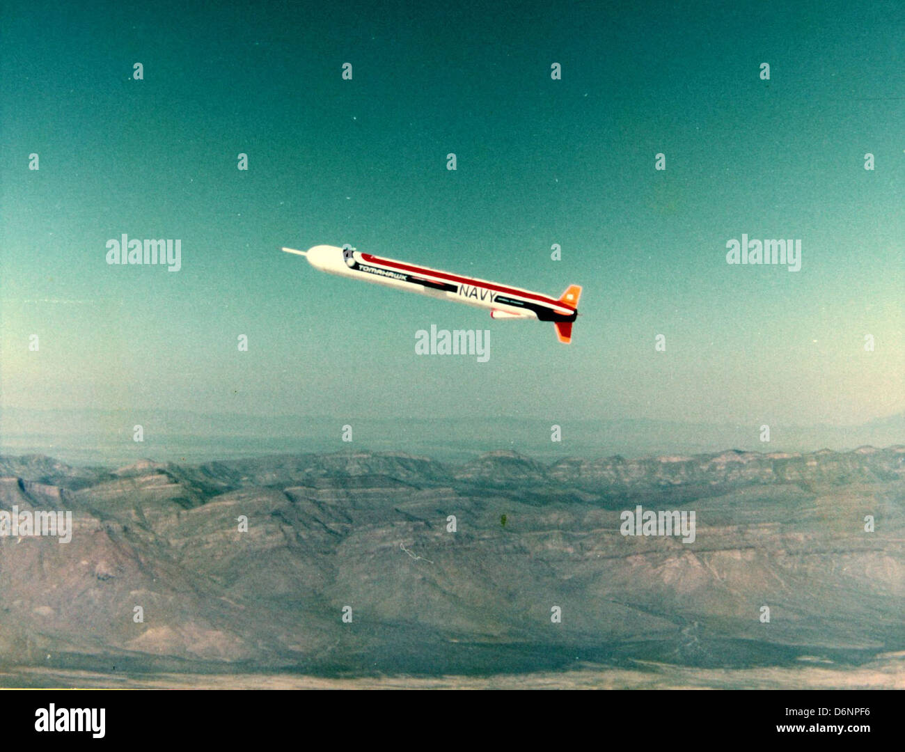 Dieses Foto zeigt das Convair/General Dynamics Tomahawk-Raketensystem ...