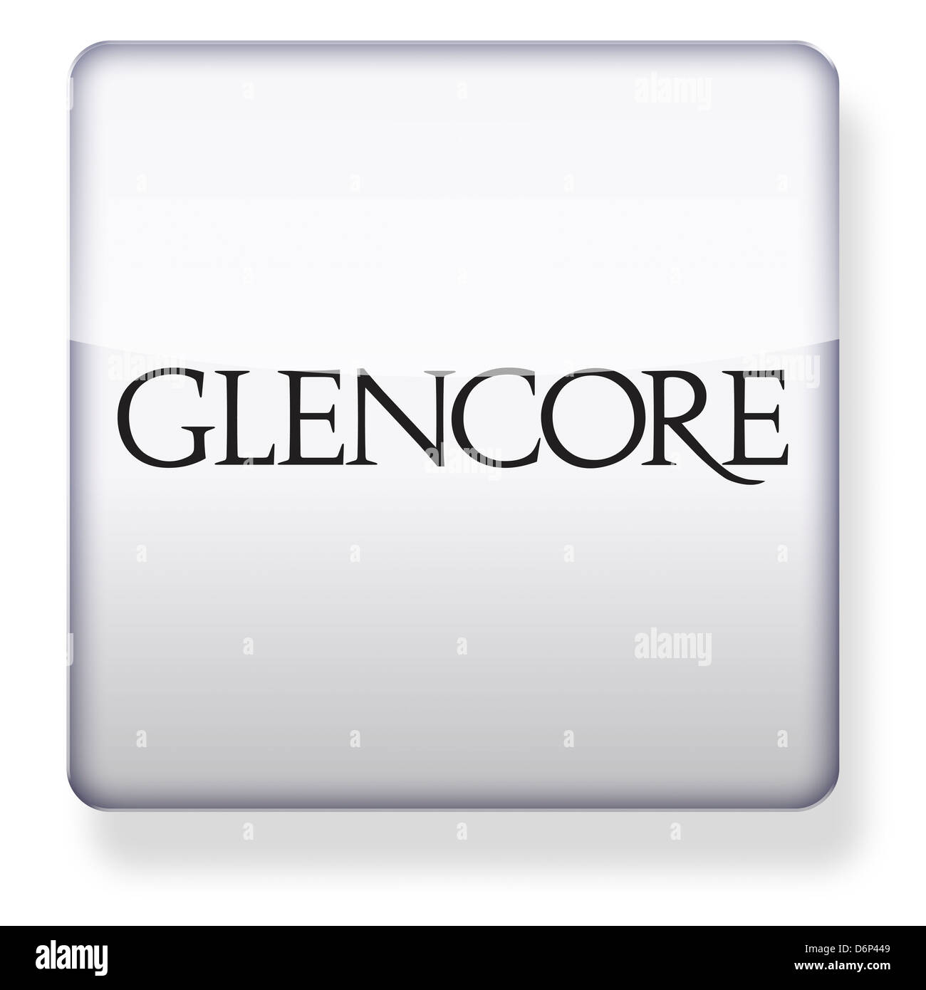 Glencore Logo als ein app-Symbol. Clipping-Pfad enthalten ...