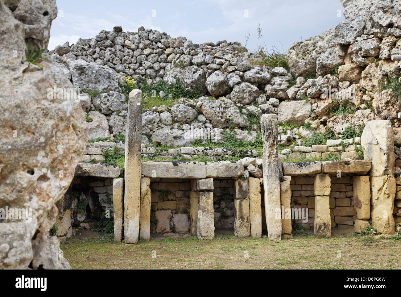 Malta, Gozo, Ggantija Tempel, UNESCO, friedliche, harmonische, Ggantija ...