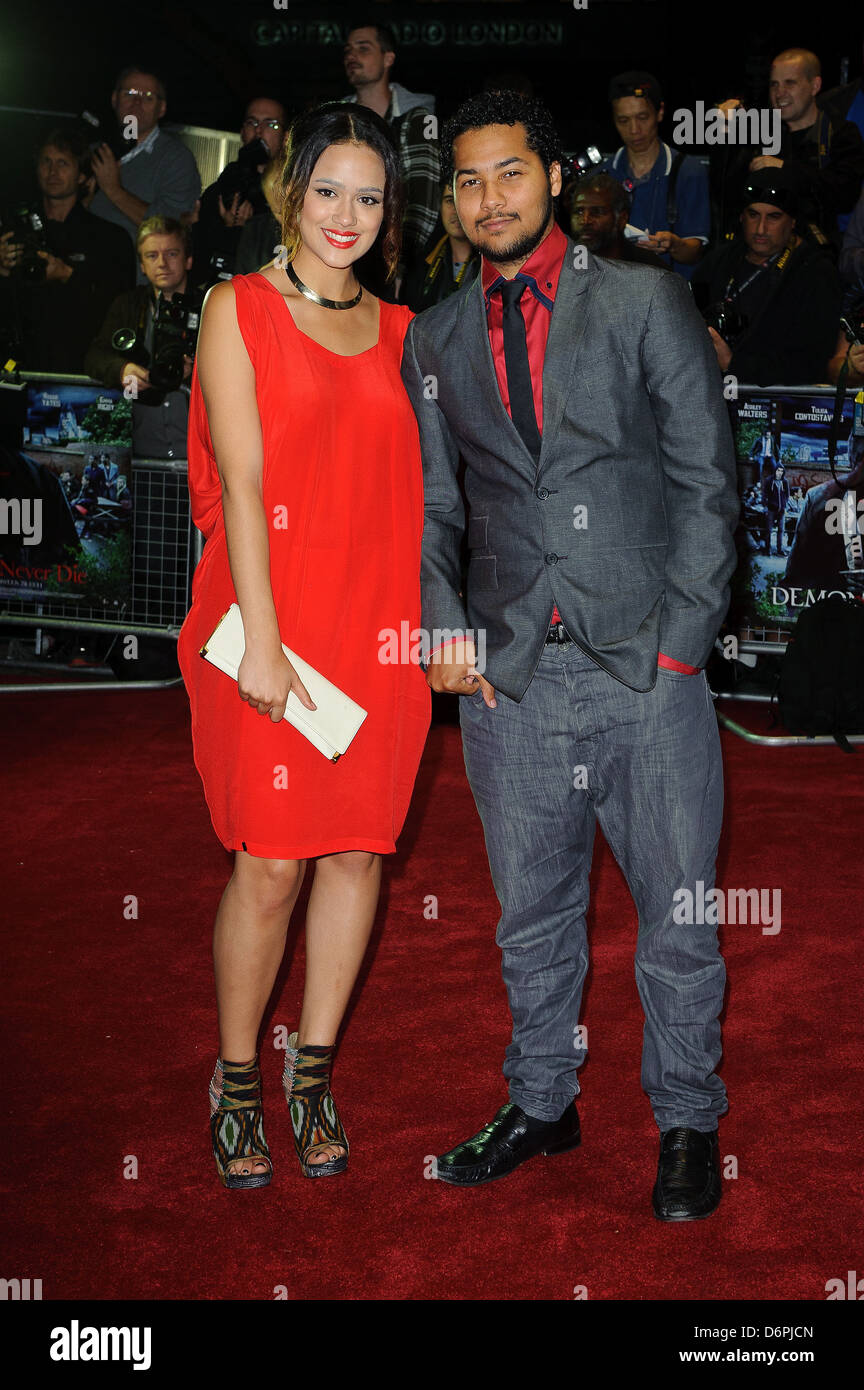 Nathalie Emmanuel und Devon Anderson UK Film-premiere von "Dämonen ...