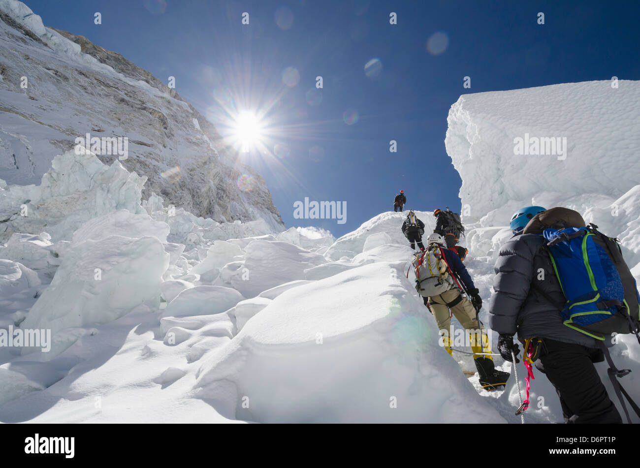 Asien, Nepal, Himalaya, Sagarmatha Nationalpark, Solu Khumbu-Everest ...