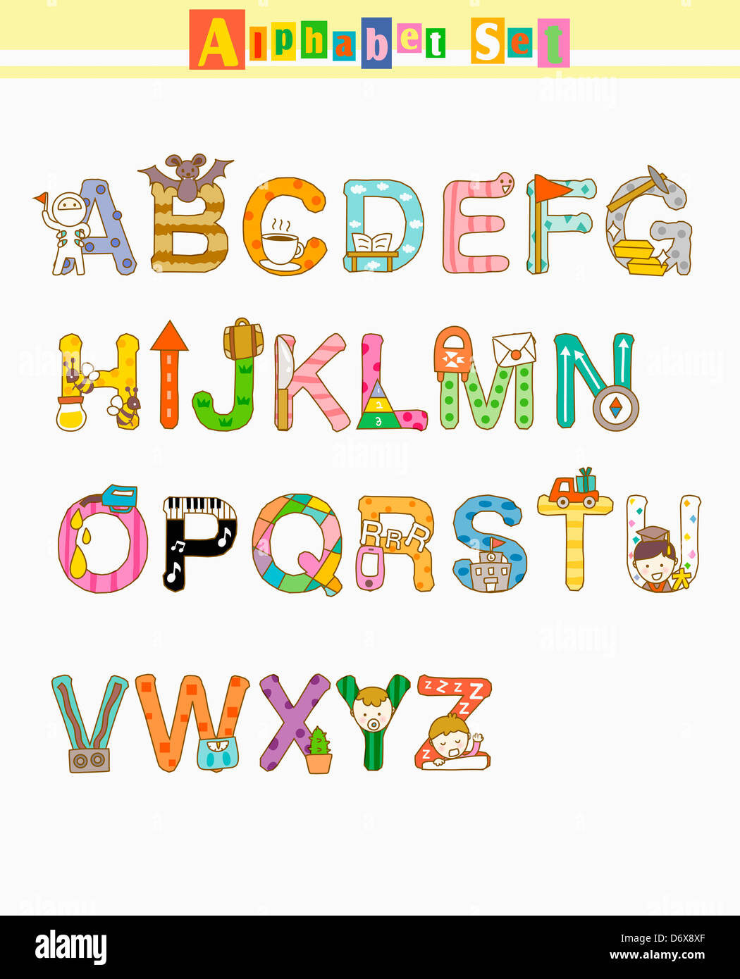 Alphabet sets -Fotos und -Bildmaterial in hoher Auflösung – Alamy