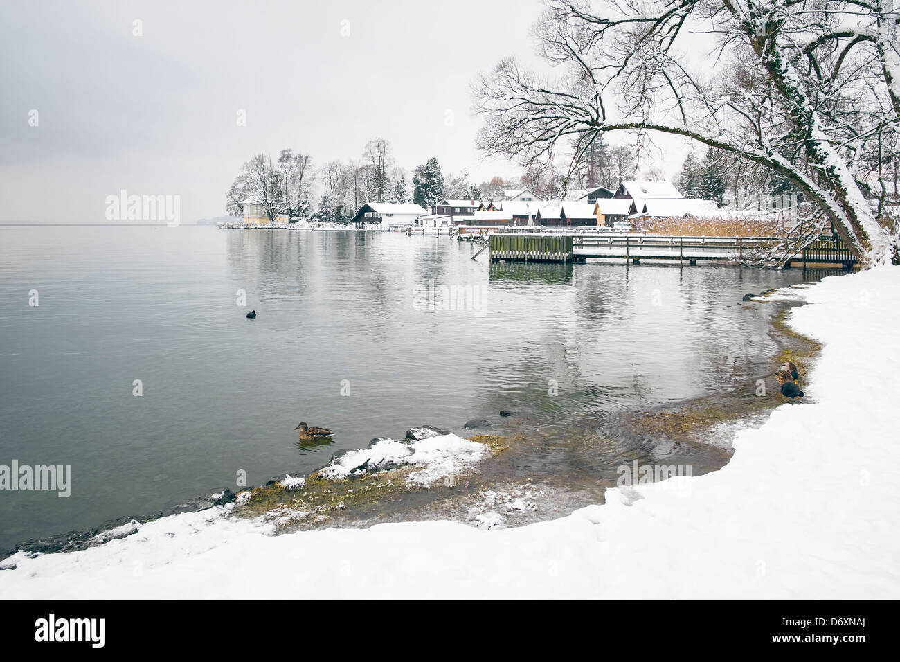 Starnberger See Winter Stockfotos und -bilder Kaufen - Alamy