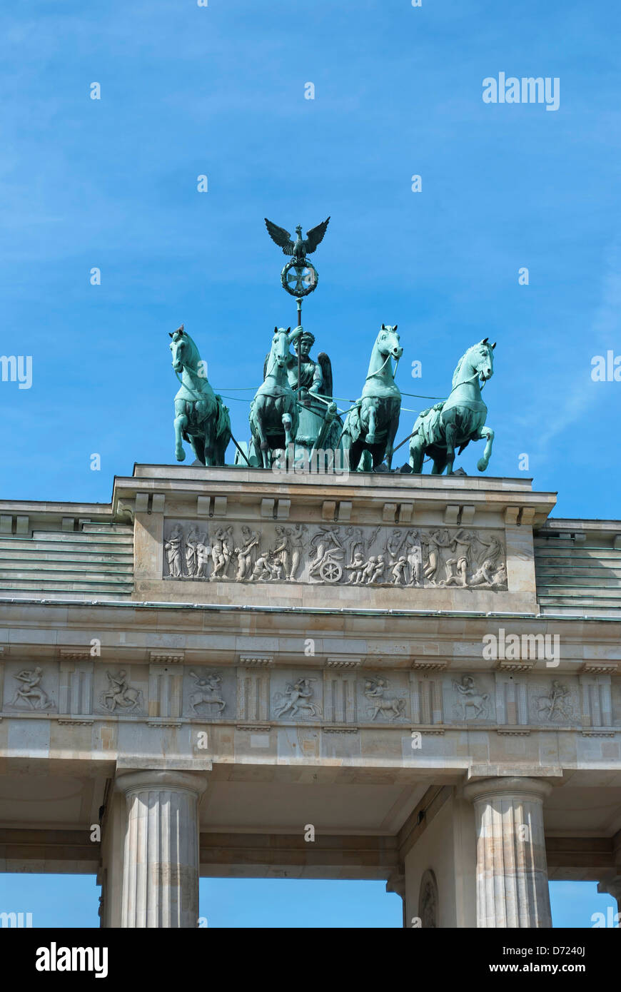 Brandenburger Tor Quadriga (Deutsch: Brandenburger Tor), ehemalige ...