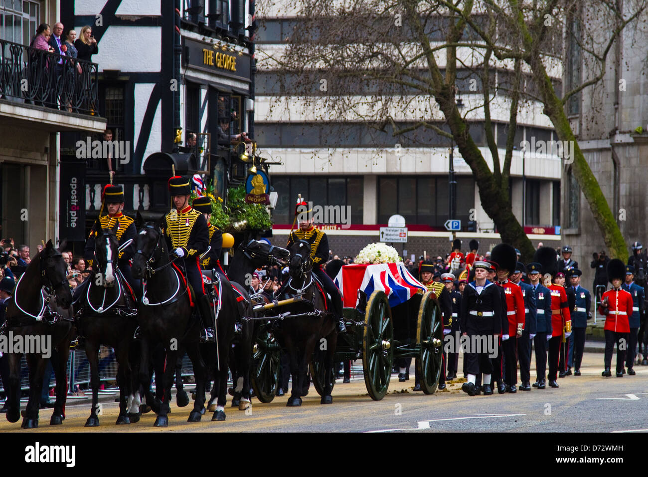 Margaret thatcher beerdigung thatcher -Fotos und -Bildmaterial in hoher ...