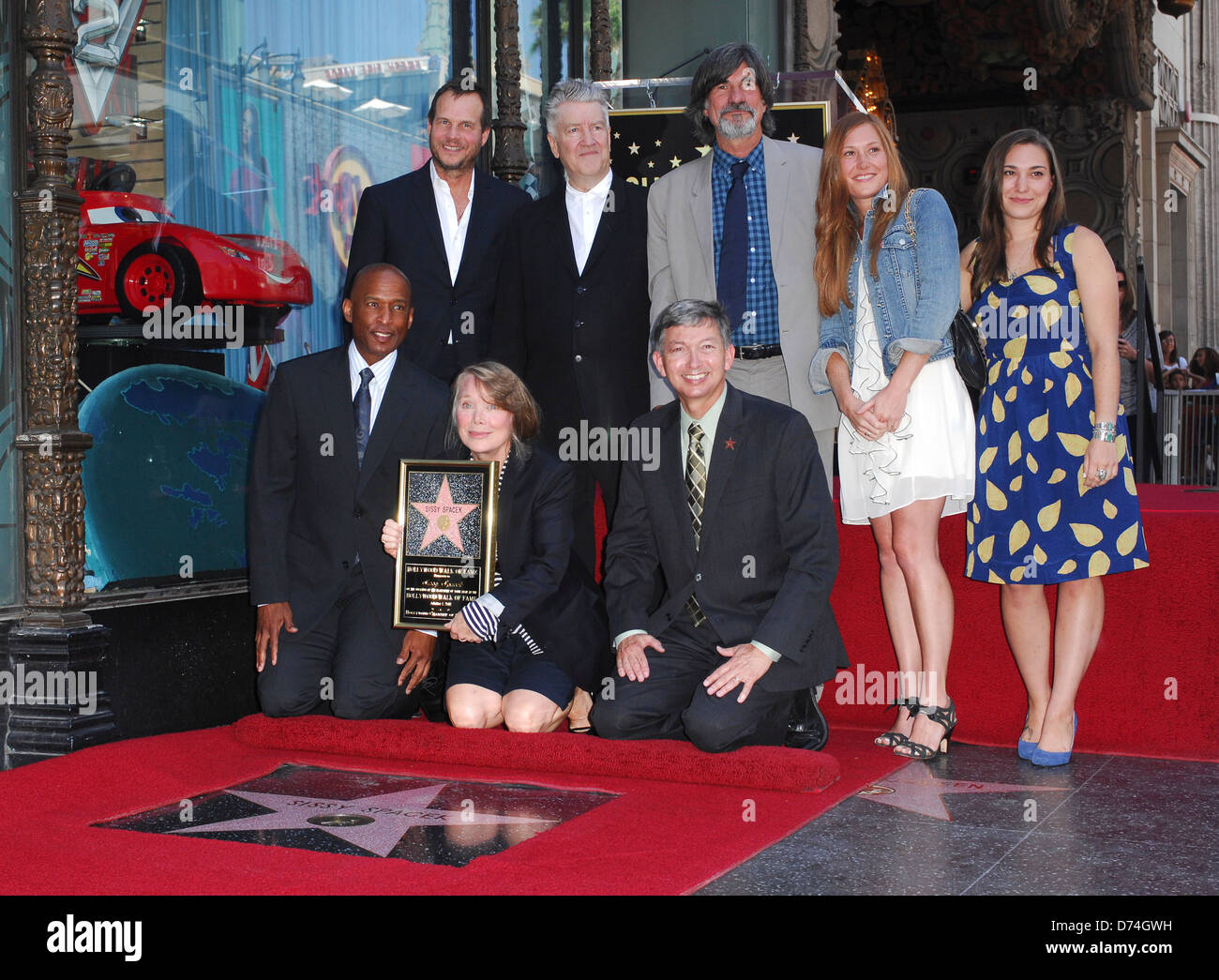 Bill Paxton, David Lynch, Sissy Spacek, Jack Fisk, Schuyler Fisk und ...