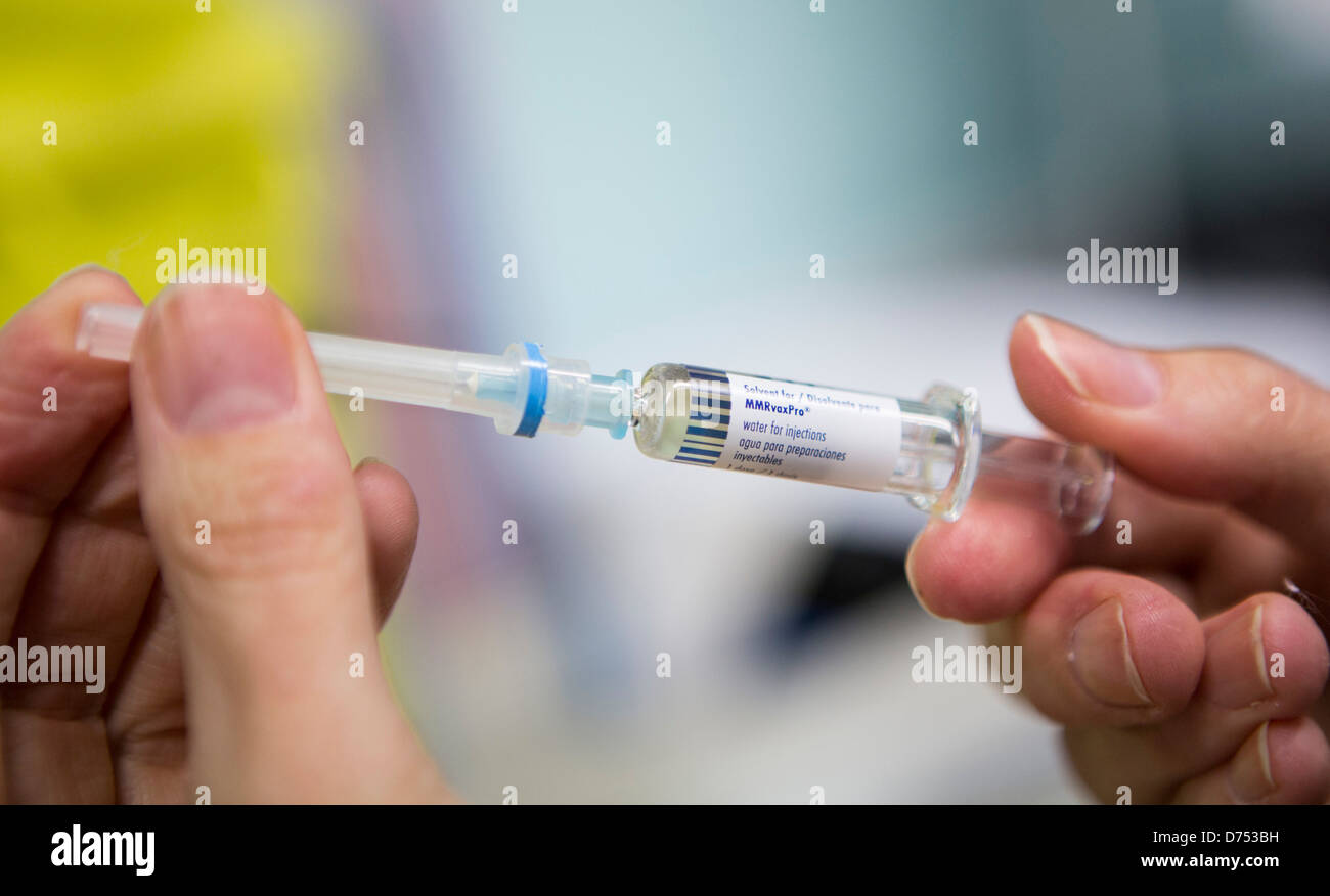 Mmr Impfstoff Stockfotos und -bilder Kaufen - Alamy